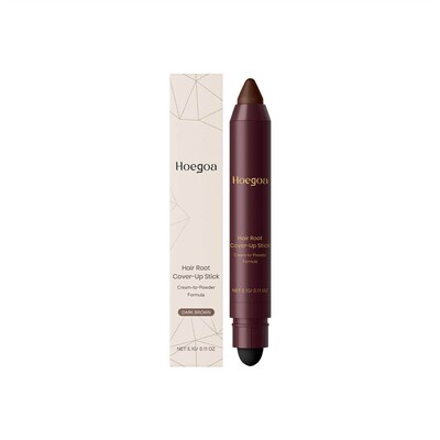 HOEGOA Deep Brown Plant Extract Root Concealer - Natural Cov