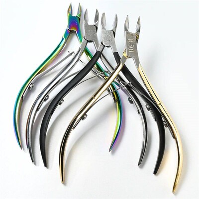 1pc Professional Cuticle Cutter Nail Nippers Scissors Manicu