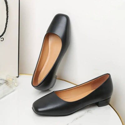 2024 Spring Women Flat Shoes Casual Low Heels Office Work Sh
