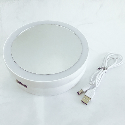 Led Two-sided 10x Magnifying Makeup Mirror 双面LED折叠化妆镜