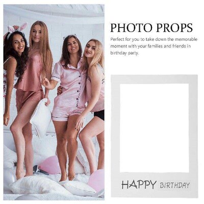 Birthday Prop Cutouts Premium Paper Compact Red Decor Party