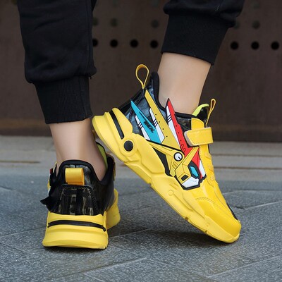 Kids Casual Shoes Boys Leather 5-15y Children Tennis Fashion