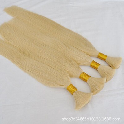 Spread Hair Crystal Wire 613 Real Hair Bleach Hair Extension