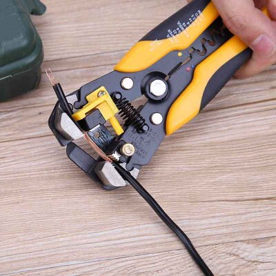 Wire Stripper Cutter Wire Ratchet Crimper Pliers 210mm Termi