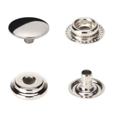 100pcs 15mm Snap Kit - 25 Sets Marine Grade Snap Fastener