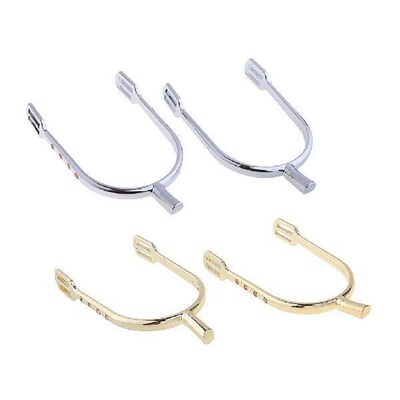 1 Pair Zinc Alloy Horse Spurs Equestrian Horse Riding Boots