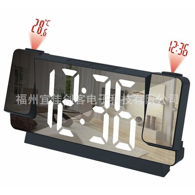 Projection clock: creative and multi-functional mirror