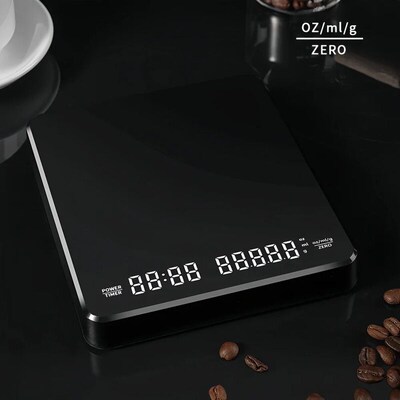 High-precision Electronic Coffee Scale with Waterproof Pad L