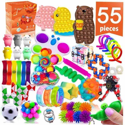 Mystery Fdget Toys Pack Set Pack Ant Stress Chrstmas Adve