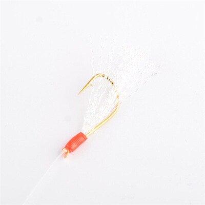 6Pcs/Pack Sabikis Soft Fishing Lure Rigs Bait Jig Lure Feath