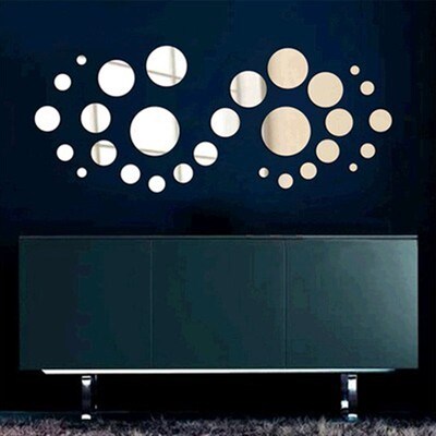 New arriva Circle of the mirror wall stickers Acrylic DIY a