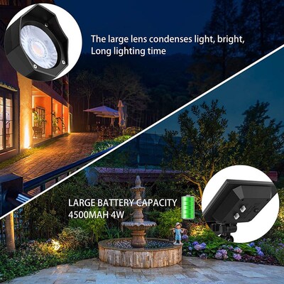 Solar Landscape Spotlights 4-IN-1 Solar Spot Lights IP65 Wat