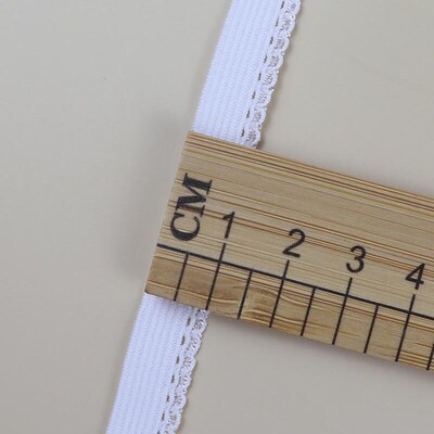10mm Sretchy Lace Trim Elastic Band For Underwear Bra Garmen