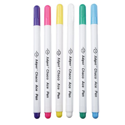 1/6pcs Disappearing Erasable Ink Fabric Marker Pen Cross Sti