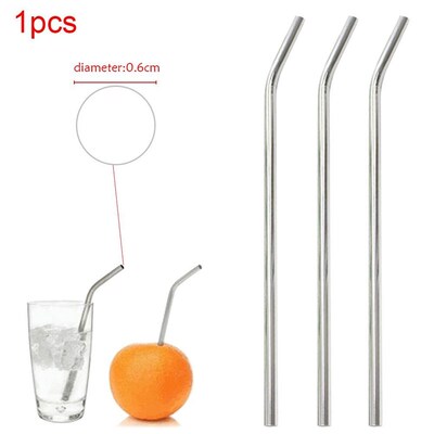 Large bubble tea milkshake straws Reusable metal straws 304