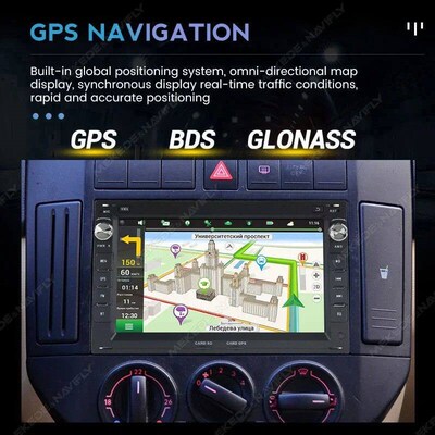 MEKEDE 7 2Din  Wireless Carplay Car Radio Stereo For VW Pa