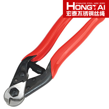 宏泰新款钢丝绳剪 老虎钳高碳钢钢丝钳 多功能五金电工工具