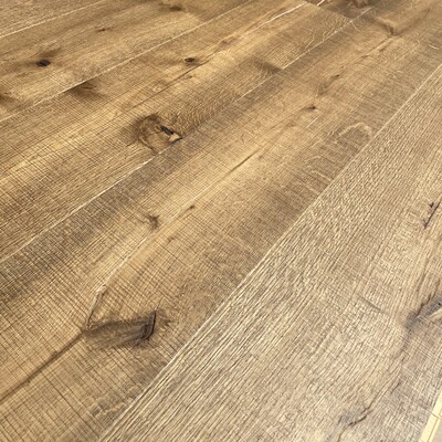 出口比力时烟熏锯痕2.2米地板侘寂美学仿古地板三层实木F4星地暖