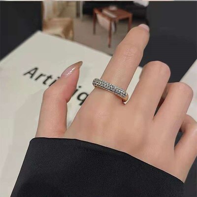 Galaxy Surround Full Diamond Ring Womens Personalized Light