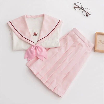 Preppy Style Soft Girl Japanese Sailor Suit Lovely