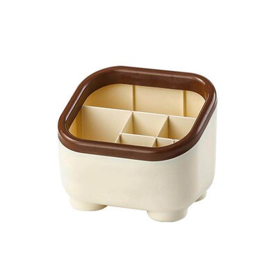 6-Cell Trapezoidal Pen Holder Creative DIY Desk Organizer fo