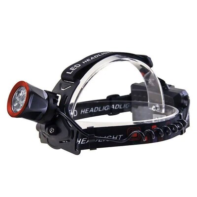 Powerful Headlamp Rechargeable 3+1 Led headlight Torch Outdo