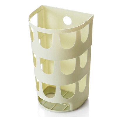 Newest Hanging Storage Bag Plastic Bag Holder Wall-Mounted G
