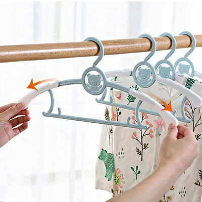 Childrens Retractable Hanger Multi-functional Baby Drying R
