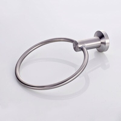 Towel Ring Bathroom Hand Towel Holder Stainless Steel Brushe