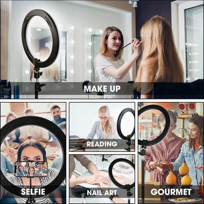LED Photography Video Ring Light Selfie Light RingLight Phon