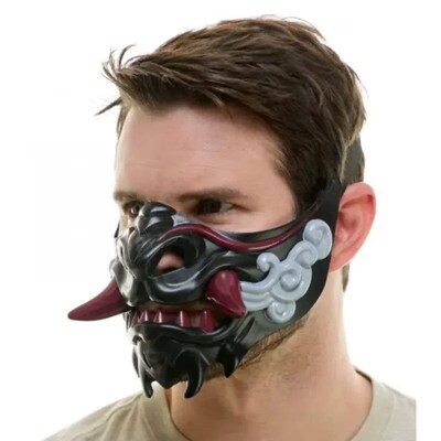 Halloween Japanee Samurai Ghot Devil Mak Halloween Devil War