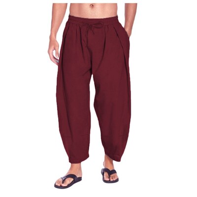Harem Pants Men Streetwear Cloose Joggers Mens Pants Cotton