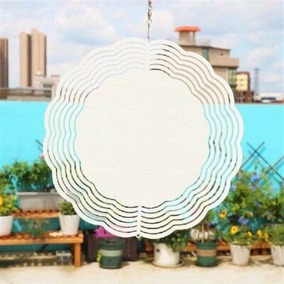 8 Inch Sublimation Wind Spinner Blanks 3D Wind Spinners