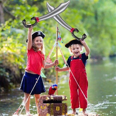 12 Pcs Boy Inflatable Pirate Child Toy Realistic for Boys