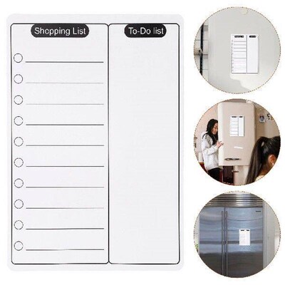 Message Board Magnetic Grocery List Pad for Fridge Notepads