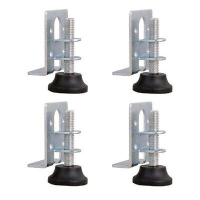4 Pcs Desk Legs Furniture Mat Adjustable Screw Leveler