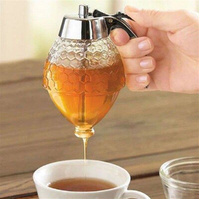 Honey Dispenser No Drip Honey Pourer Dispenser Olive Oil