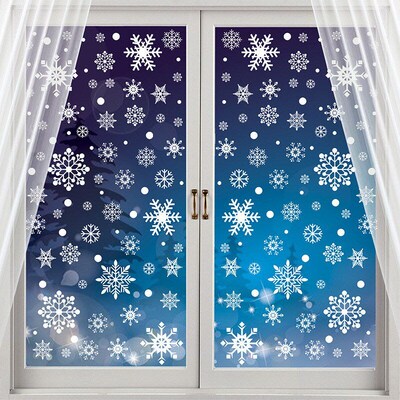 Snowflake Electrostatic Wall Stickers Window Kids Room Chris
