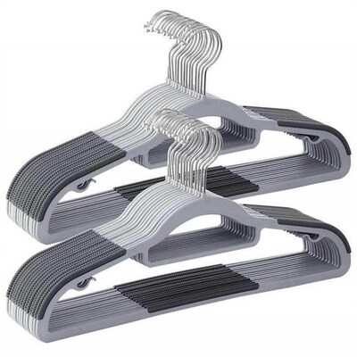40 Pcs/Lot plastic Clothes Hangers Dress Coats Hanger holder