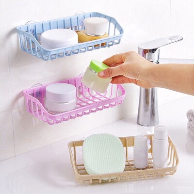Wash Multifunctional Suction Cup Dishwashing Sponge Holder H
