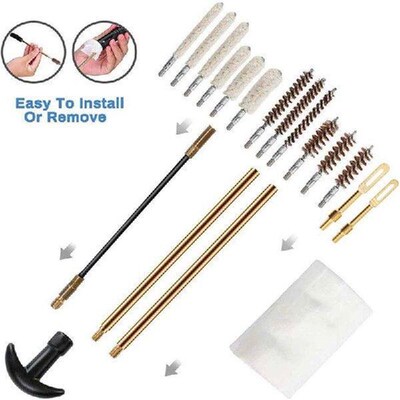 【Must-Haves】Copper Brush Cotton Brush Cleaning Kit Barrel