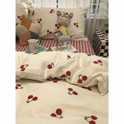 4pc bedsheet set bed sheet quilt blanket duvet cover sets