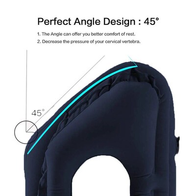Inflatable Travel Sleeping Bag Portable Cushion Neck Pillow