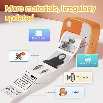 New Photo Printing Machine D2 Printers Thermal Paper ers Pap