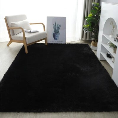 Carpet In The Living Room Washable Non-Slip Fluffy Soft Bedr