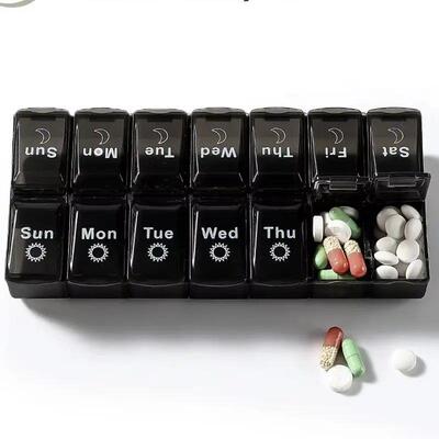 New 14 grids Pills Organizer for Travel Weekly Pills Box Pil