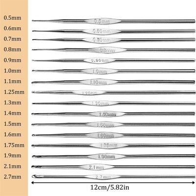 14Size Crochet Hooks Set Knitting Needles Set Crochet For Sw