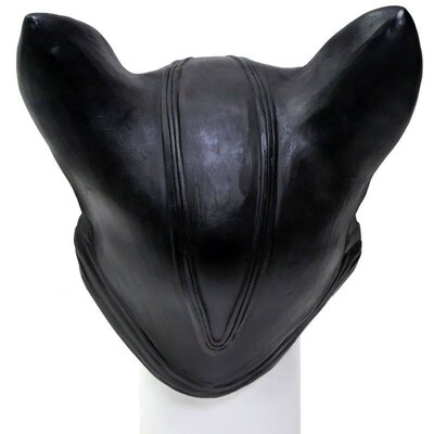 Topeng Lateks Wanita Kucing Seksi Selina Kyle Kostum Cosplay