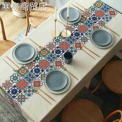 Table cloth water-proof oil-proof PVC tablecloth table mat新