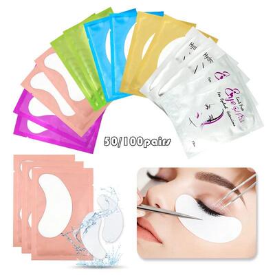 50Pairs/Lots Eyelash Extension Patch Under Eye Pads Hydrogel